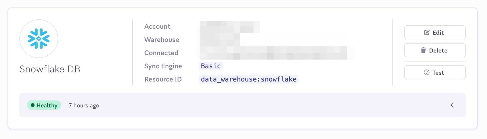 Connect Data Warehouse to Census